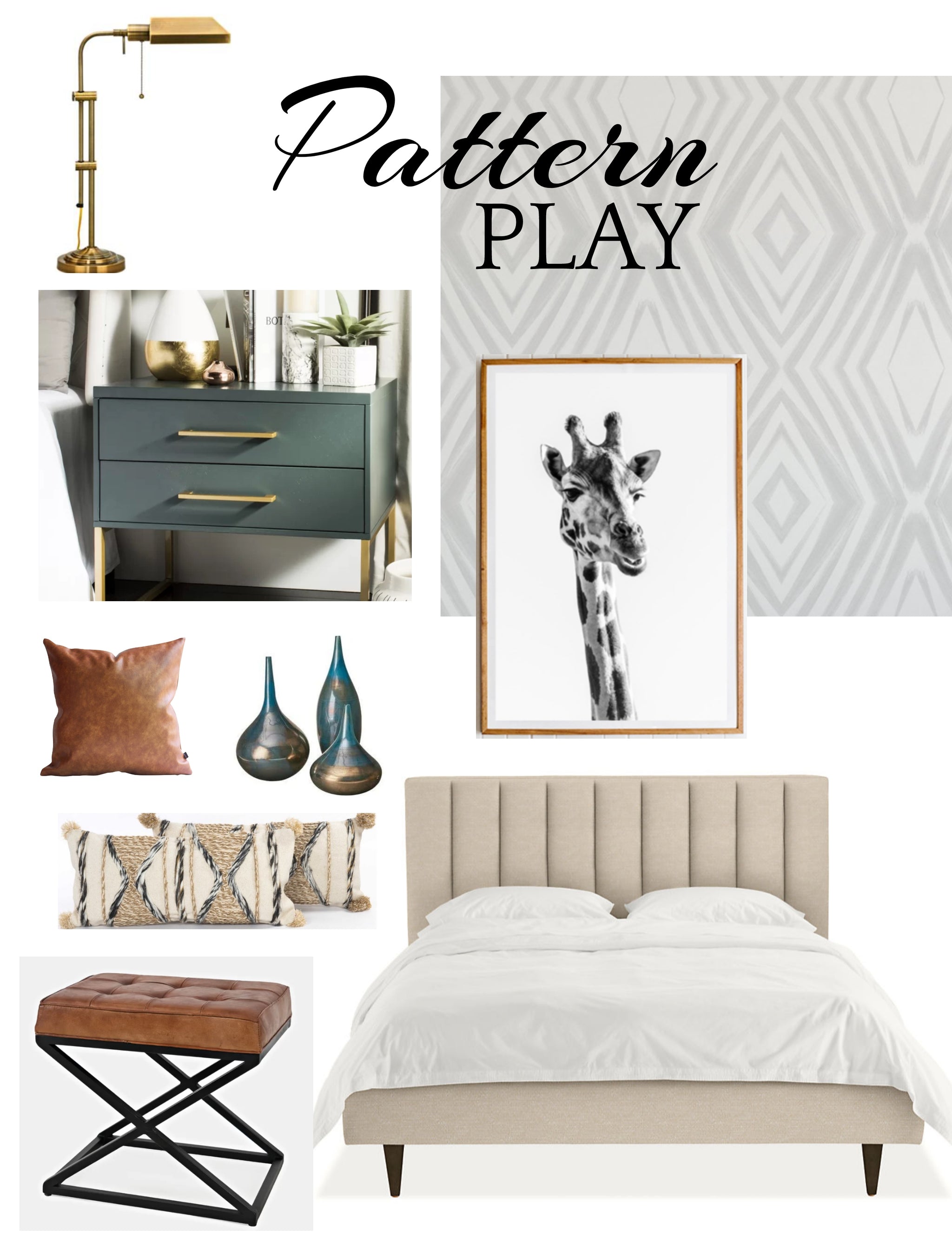 Master Bedroom: Interior Design Concept Boards - Mendez Manor