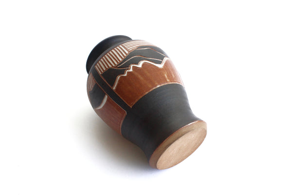 Southwest Style Fine Art Pottery, Large Ceramic Vase, Boho Home Decor ...