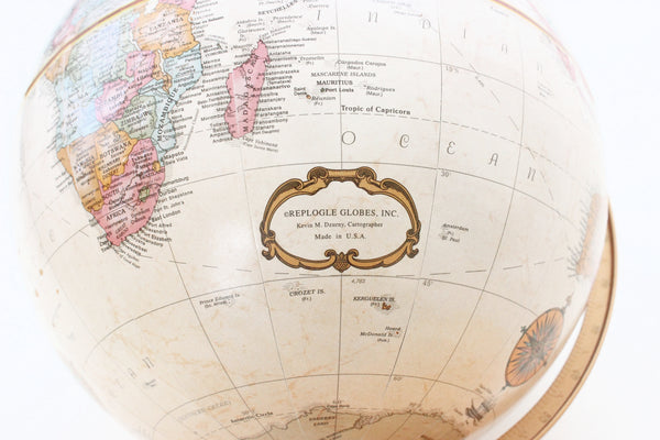 Vintage Replogle Globe, 9 Inch "World Classic" Series Globe - Mendez Manor